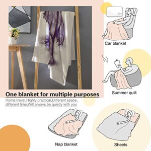 HAFSUM Cute Anime Blanket Cozy Warm Fleece Throw Blanket Lightweight Blankets and Throws for Men and Women 60"x50"