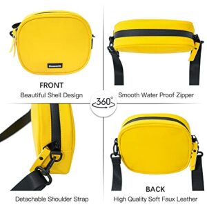 Small Crossbody Bag, Small Crossbody Purses For Women (Yellow)