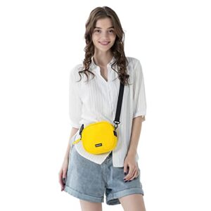 Small Crossbody Bag, Small Crossbody Purses For Women (Yellow)