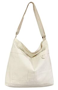 women retro large size canvas shoulder bag large hobo bag canvas crossbody bag messenger tote