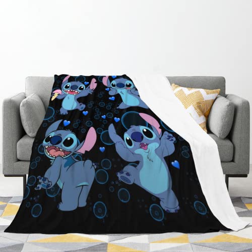 Anime Cartoon Blanket Throw Soft Cozy Fleece Blankets for Couch Bed Sofa 40x50 Inches