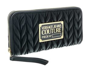 versace jeans couture women wallet black