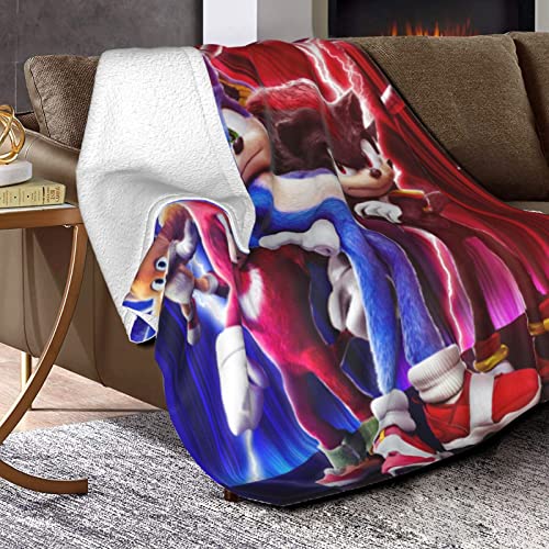 Cartoon Game Movie Blanket, Soft Anime Bed Throw Blanket Home Decor for Bedding Couch Sofa All Seasons Throw Blankets - 3 50"X 40"