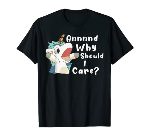 And Why Should I Care? Funny Sarcastic Unicorn T-Shirt