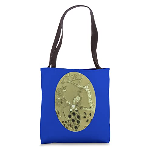 Golden peacock Tote Bag