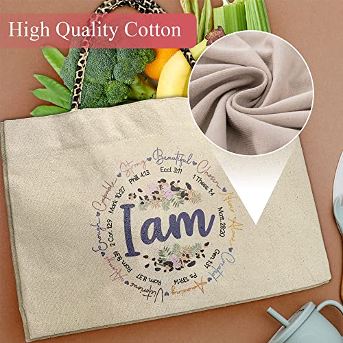 Macorner Cotton Tote Bag Gifts for Women - Mothers Day & Birthday Gift For Mom Friends Women Her Wife Coworkers Sister - Nurse Teacher Bag Gifts - Inspirational Religious Christian Gifts for Women