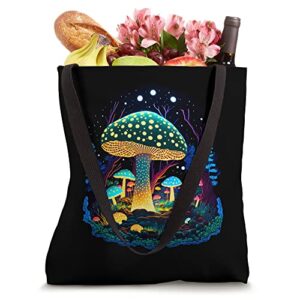 Mushroom Whisperer Colorful Fungi Design Tote Bag