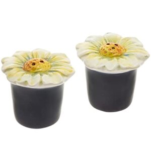 boston international salt and pepper shakers everyday ceramic serveware, set of 2, agnetha