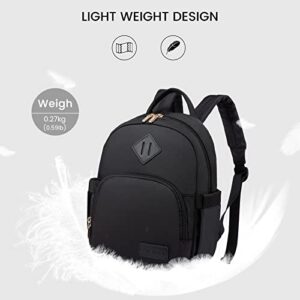 LOVEVOOK Mini Backpack Purse for Women, Small Fashion Backpack, Lightweight Cute Daypack for Travel Dating Black