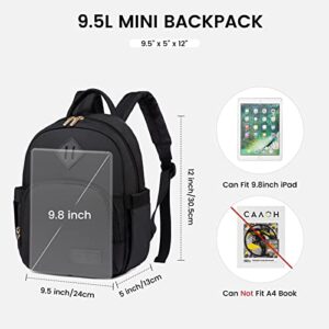 LOVEVOOK Mini Backpack Purse for Women, Small Fashion Backpack, Lightweight Cute Daypack for Travel Dating Black