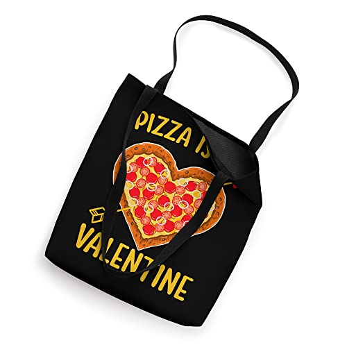 Pizza Is My Valentine Funny Valentines Day Boys Girls Kid Tote Bag