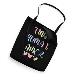 Kids Daycare Worker - Preschool Kids Funny Tiny Human Tamer Tote Bag