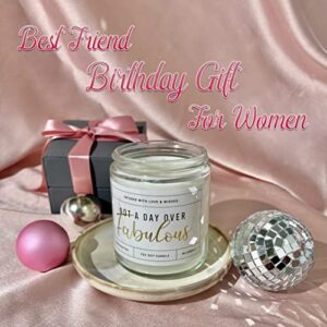 Best Friend Birthday Gifts for Women: Handmade Soy Candles for Home Scented, 7 oz, Bluebell Scent, Gifts for Wife, Mom, Best Friend, BFF, Girlfriend, Sister, Valentine's Day, Mother's Day