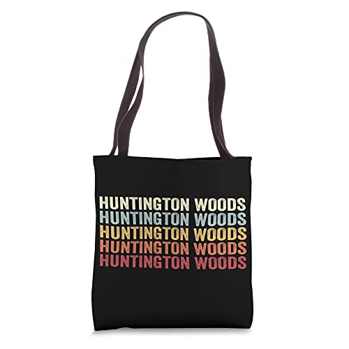 Huntington Woods Michigan Huntington Woods MI Retro Vintage Tote Bag