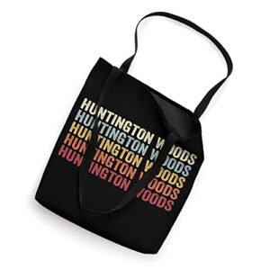 Huntington Woods Michigan Huntington Woods MI Retro Vintage Tote Bag