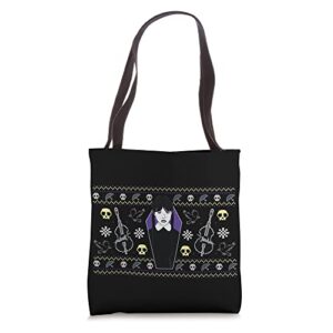 wednesday series wednesday ugly christmas sweater tote bag