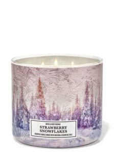 strawberry snowflakes 3 wick candle 14.5 oz / 411 g