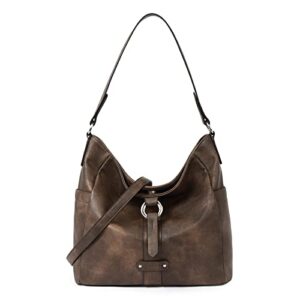 cluci hobo bags for women handbags purse designer pu leather tote bag large ladies vintage shoulder bags