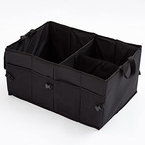 Car Trunk Organizer Rugged Foldable Cargo Storage Box for Car Truck SUV Trunk (D 40 * 28 * 2.5cm)