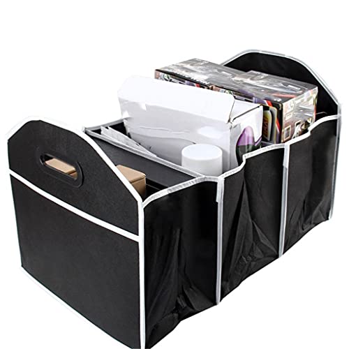 Car Multi Pocket Trunk Organizer Large Capacity Folding Storage Bag Trunk Stowing and Tidying Trunk Organizer Car Accessories