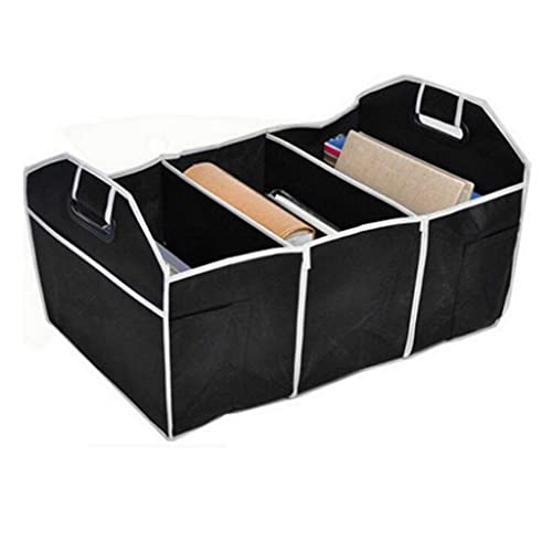 Car Multi Pocket Trunk Organizer Large Capacity Folding Storage Bag Trunk Stowing and Tidying Trunk Organizer Car Accessories