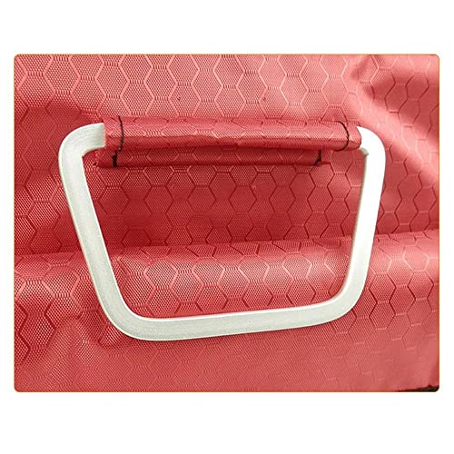 Car Trunk Organizer Soft Felt Storage Box Large Anti Slip Compartment Boot Storage Organizer Tool Bag Car Storage Bag (Rosso)