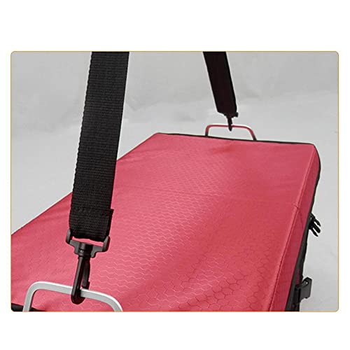 Car Trunk Organizer Soft Felt Storage Box Large Anti Slip Compartment Boot Storage Organizer Tool Bag Car Storage Bag (Rosso)