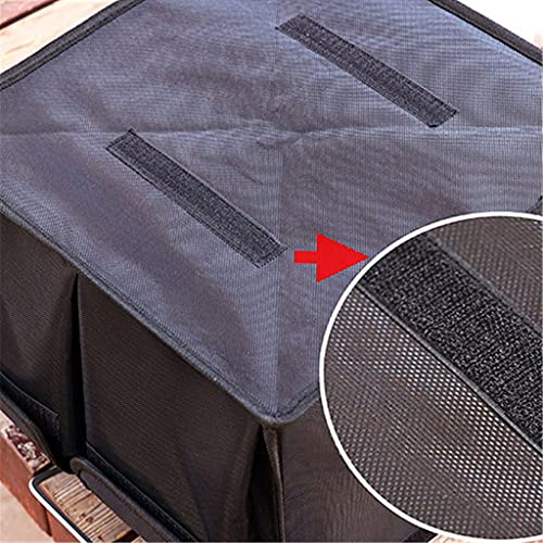 Oxford Cloth Car Trunk Storage Box High Hardness Plate Car Storage Box Foldable Box Car Interior Debris Finishing (Style G)