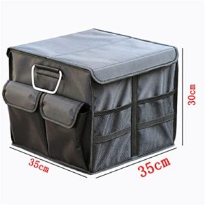 Oxford Cloth Car Trunk Storage Box High Hardness Plate Car Storage Box Foldable Box Car Interior Debris Finishing (Style G)