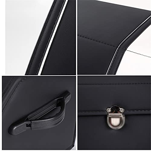 Heavy Car Trunk Storage Box Pp Board Waterproof Foldable Car Storage Bag Leather Finishing Box Organizer Trunk Stowing Tidying (White Space Element (1) 3)