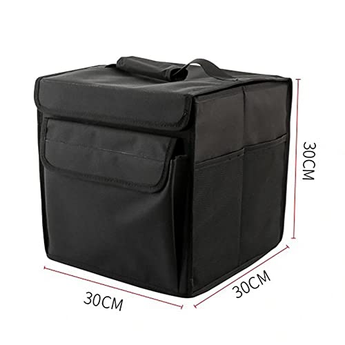 Car Duffle Bag Multiple Storage Compartments Car Trunk Organizer Container Foldable Car Trunk Extra Storage Space Box (Svart 30cm)