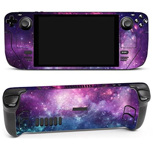 Full Body Vinyl Skin Stickers Decal Cover for Steam Deck Handheld Gaming PC - Purple Space