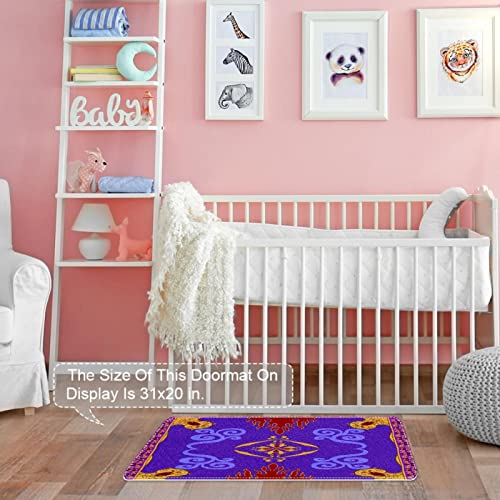 Area Rugs Indoor Door Mat,Aladdins Magic Carpet,Washable Rugs Carpet for Bedroom Living Room Non Slip Rug