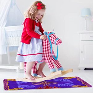 Area Rugs Indoor Door Mat,Aladdins Magic Carpet,Washable Rugs Carpet for Bedroom Living Room Non Slip Rug