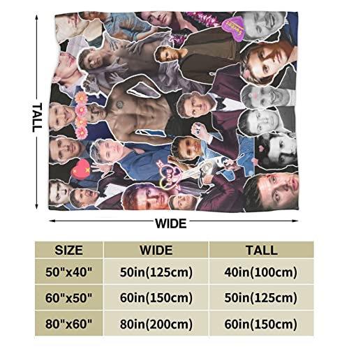 Blanket Dean Winchester Soft and Comfortable Warm Fleece Blanket for Sofa,Office Bed car Camp Couch Cozy Plush Throw Blankets Beach Blankets