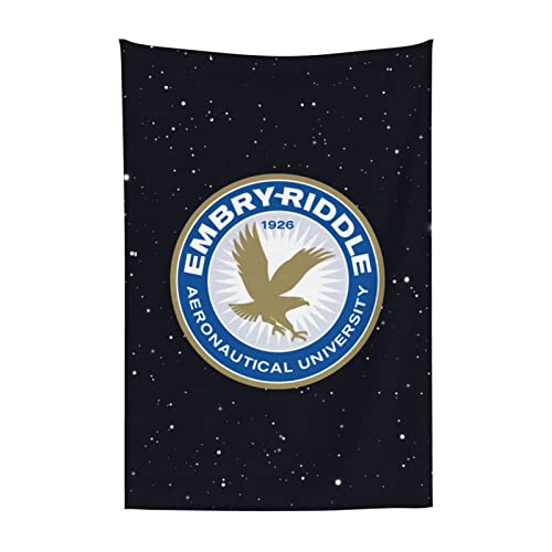 Embry-Riddle Aeronautical University Flannel Throw Blanket, 40x60 Inches Soft Blanket for Couch, Cozy, Warm ，All Season.