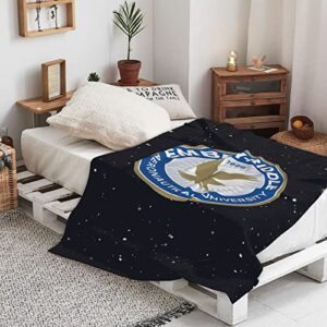 Embry-Riddle Aeronautical University Flannel Throw Blanket, 40x60 Inches Soft Blanket for Couch, Cozy, Warm ，All Season.