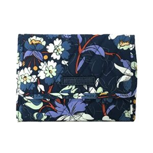 vera bradley flower print euro wallet rfid protection, floral bursts