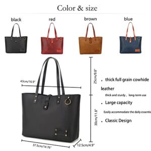 senbaodi Top Handle Purse Leather tote Bag Work Totes for women Purse Handbag Large F010 (FA010)