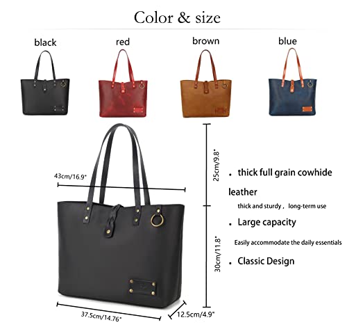 senbaodi Top Handle Purse Leather tote Bag Work Totes for women Purse Handbag Large F010 (FA010)