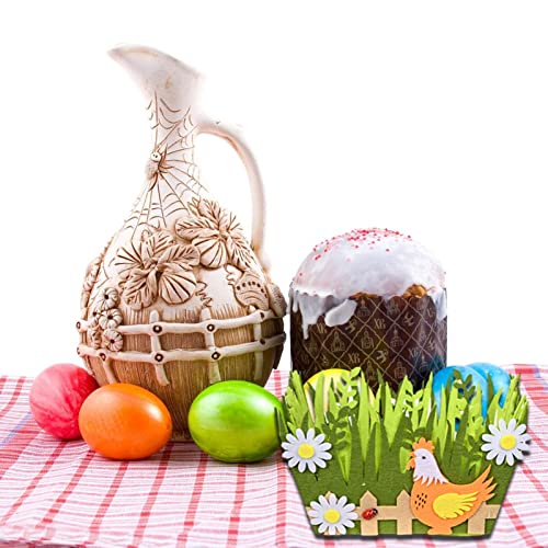 HEPVET Easter Egg Baskets,Non-Woven Fabric Square Small Empty Baskets, Square Easter Baskets Easter Woven Basket Easter Eggs Hunt Basket for Party Gifts Candy Gifts Storage