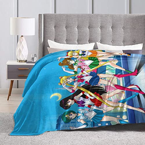 Somny Air Coitioner Blanket Cartoon Blanket Flannel Fleece Blanket Ultra Soft Lightweight Throw Blanket for Bed Couch Living Room 50''X40''