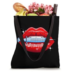 Plastic Surgery Meme Botox Filler Surgeon Fun Injection Lips Tote Bag