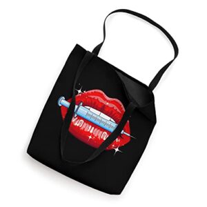 Plastic Surgery Meme Botox Filler Surgeon Fun Injection Lips Tote Bag