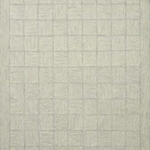 Loloi Chris Loves Julia x Francis Collection FRA-03 Silver/Sky, Contemporary 7'-9" x 9'-9" Area Rug