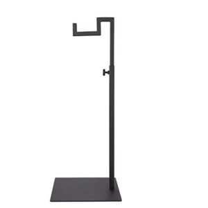 polmart countertop adjustable handbag display stand, black