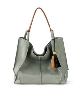 the sak los feliz large tote bag in leather, roomy, lined purse with single shoulder strap