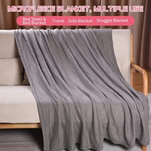 24 Pack Fleece Throw Blankets Assorted Fuzzy Cozy Blanket Bulk Throws for Sofa,50 x 60 Inches Soft Plush Microfiber Blanket Anti-Static Warm Lightweight Bed Travel Queen Blanket for Home Couch Wedding