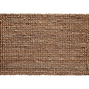 IRONGATE Jute Handspun Area Rug - Premium Jute Handwoven Reversible Chunky Textured Tan Beige Neutral Throw Accent Rug Carpet - Rustic Farmhouse Living Room Bedroom Den Study Décor -24" x 36" Natural