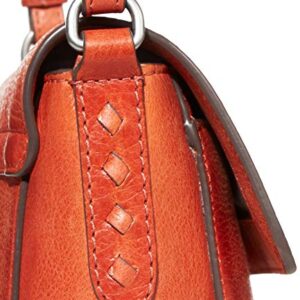 Frye Reed Flap Crossbody, Burnt Orange